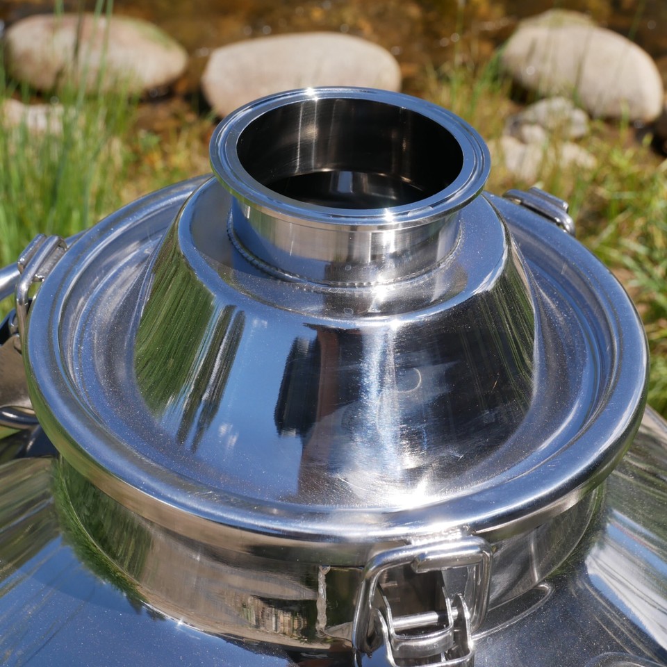 8 Gallon Moonshine/Whiskey Still - Dual-Purpose Pot/Reflux Stainless ...