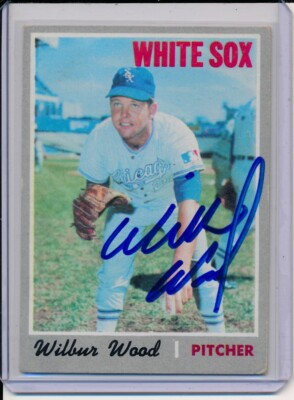 1970 TOPPS WILBER WOOD WHITE SOX AUTO IN PERSON SIGNED | eBay