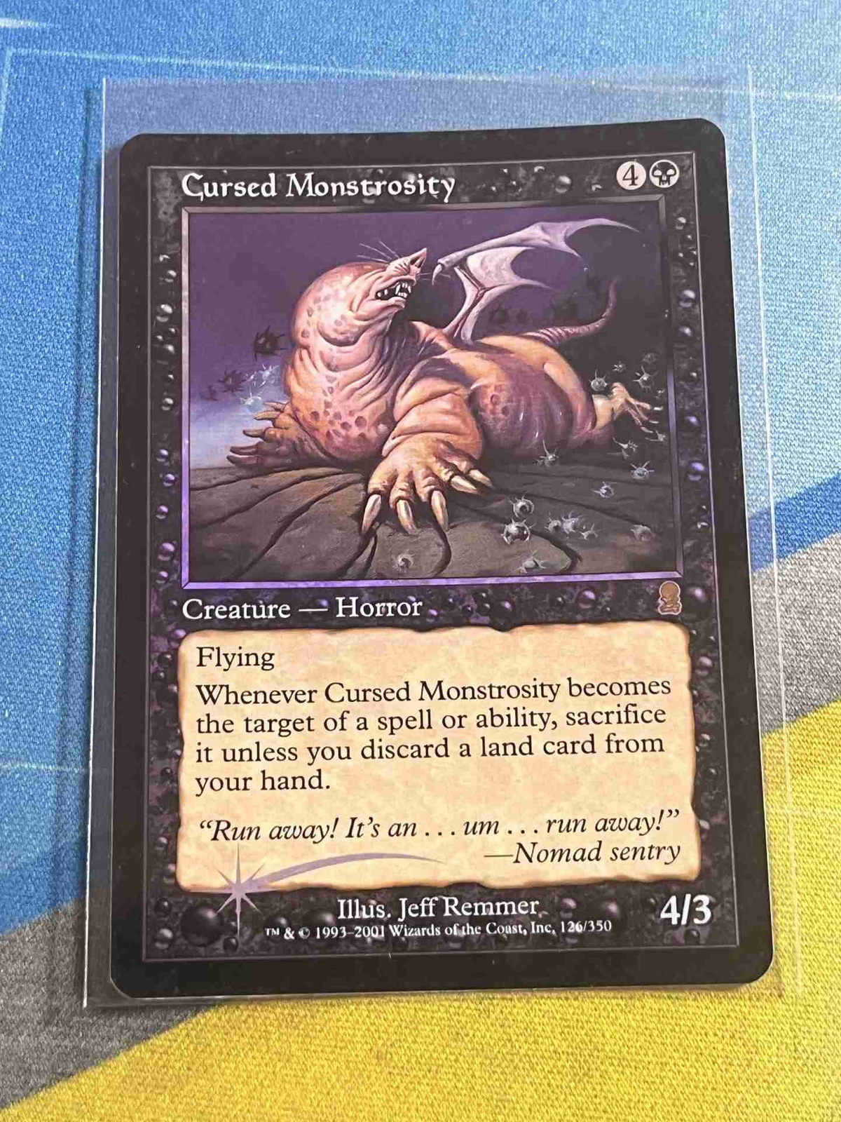 Magic the Gathering MTG Odyssey CURSED MONSTROSITY Foil | eBay