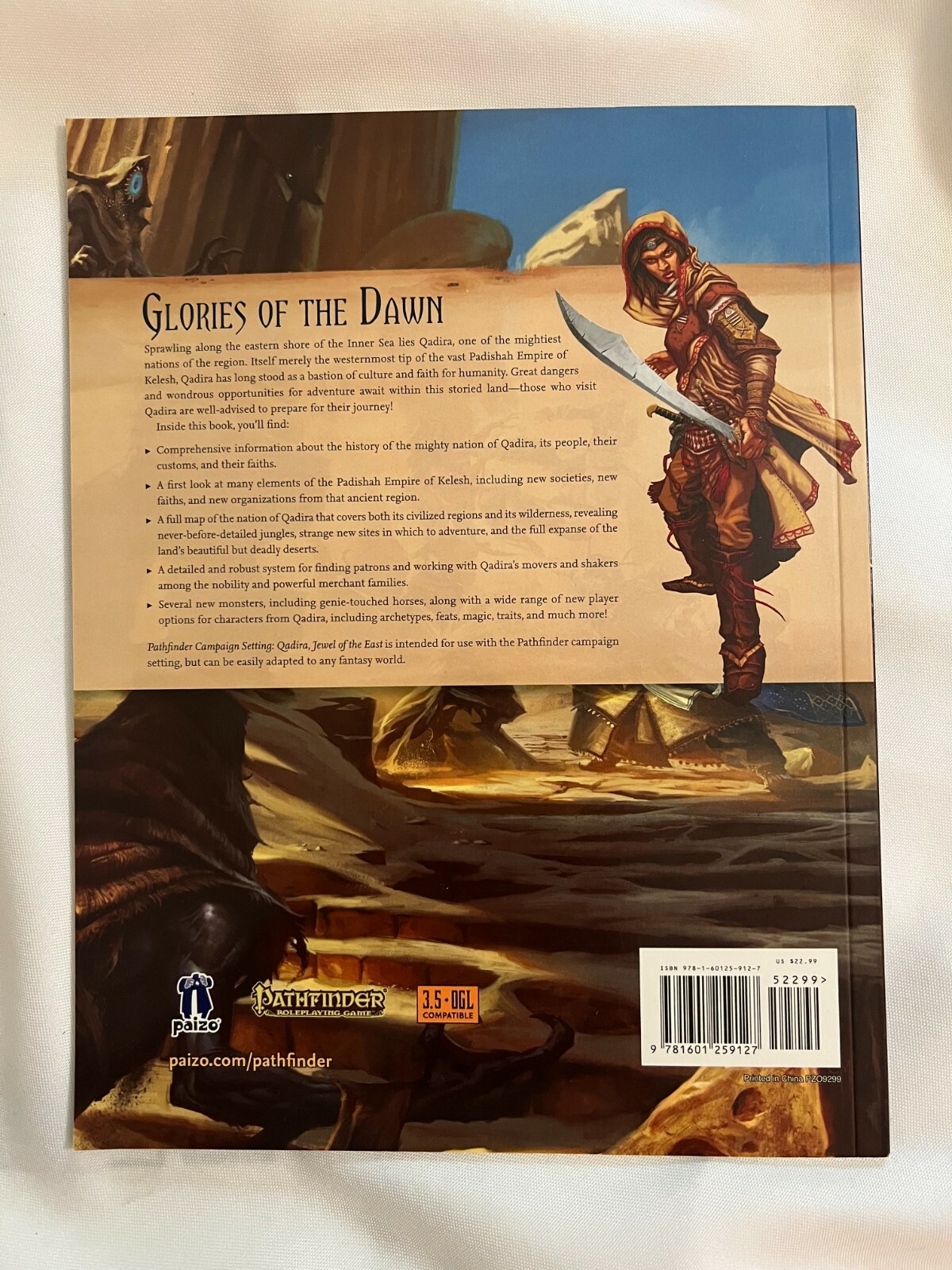 Pathfinder Campaign Setting: Qadira, Jewel of the East Paizo | eBay
