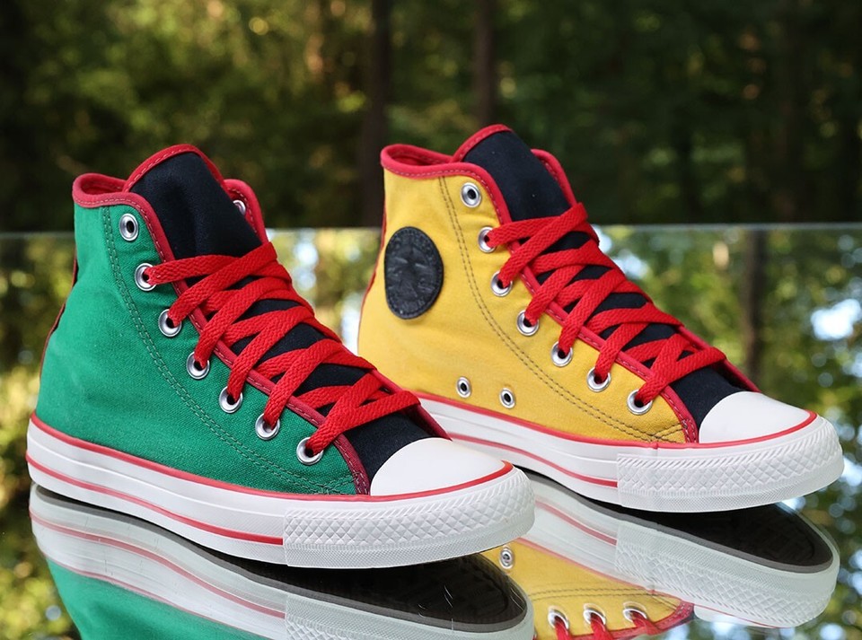 Converse Chuck Taylor All Star High Men’s Size 5 Tri Color Custom ...