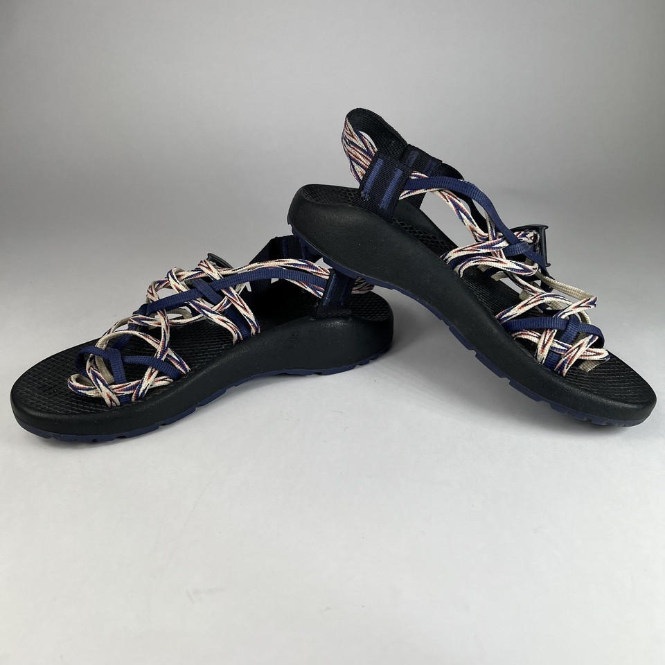 Chaco ZX/2 Classic Sandals Womens Size 6 Navy Multi Strap Toe Loop ...