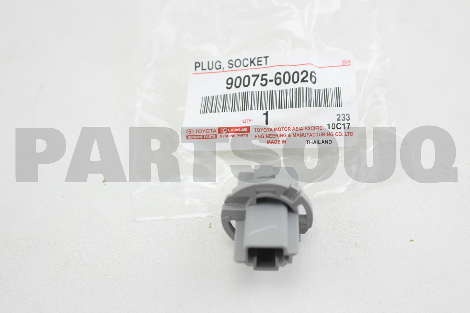 9007560026 Toyota SOCKET & WIRE SUB-ASSY, REAR COMBINATION LAMP, RH/LH ...
