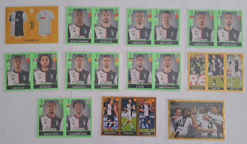 Lot 11 Images Stickers Cromos JUVENTUS Bonucci Rabiot PANINI FIFA 365 ...