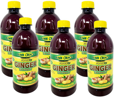 Home Choice Ginger Extract 6-Pack 16oz Bottles – Jamaican, Strong ...