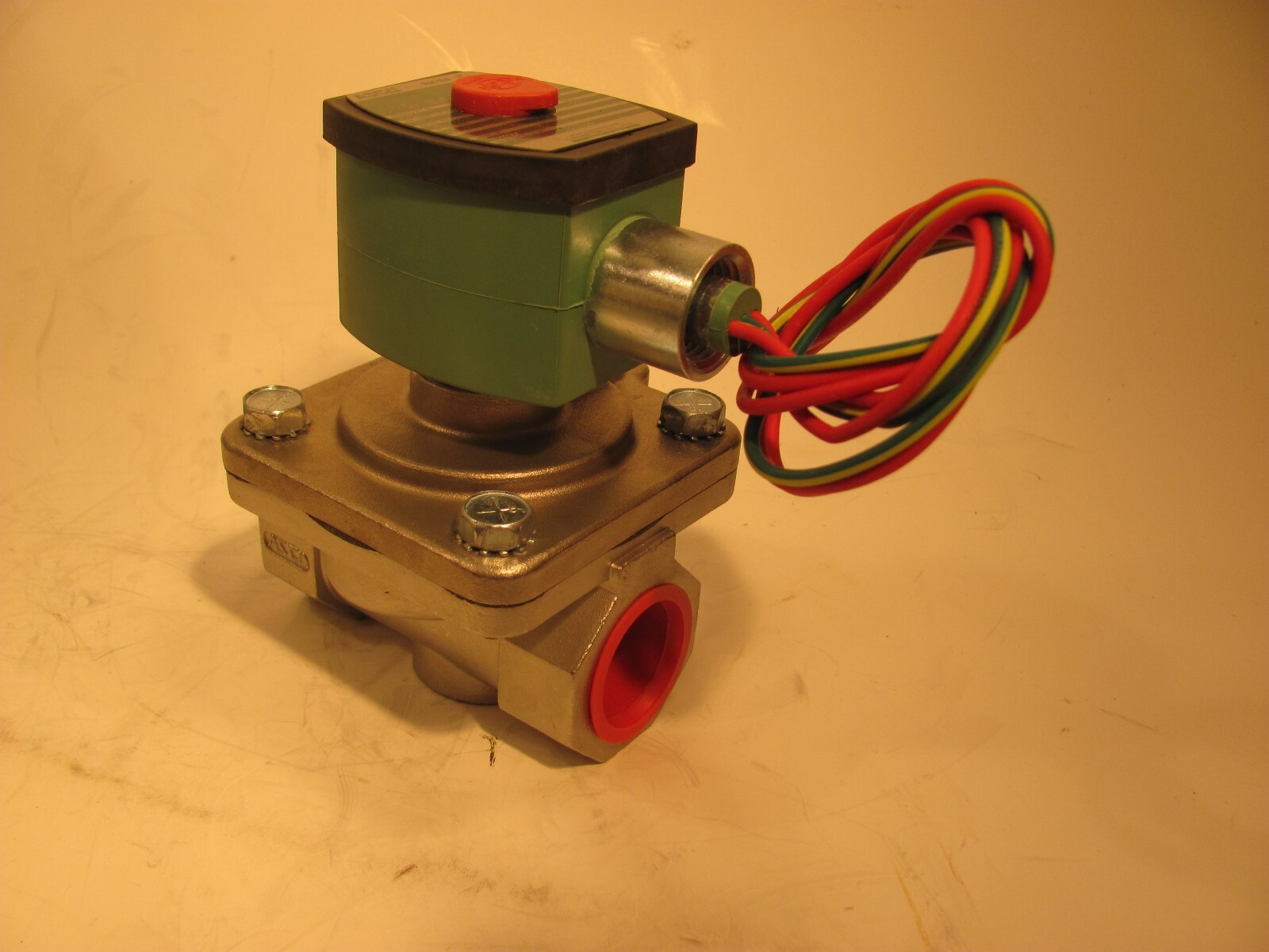 ASCO RED HAT 8210G089 1 " SOLENOID VALVE 120 volt Normally Closed ...