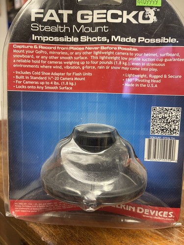 Fat Gecko Stealth Mount for Cameras up to 4 lbs - Delkin Devices ...