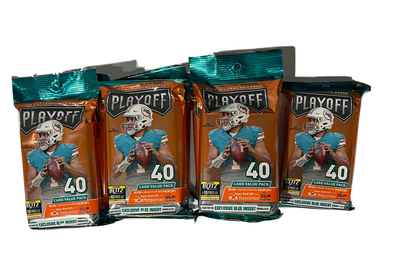 2021 Panini Playoff football fat pack-40 cards 🔵insert Parallels Lot of ...