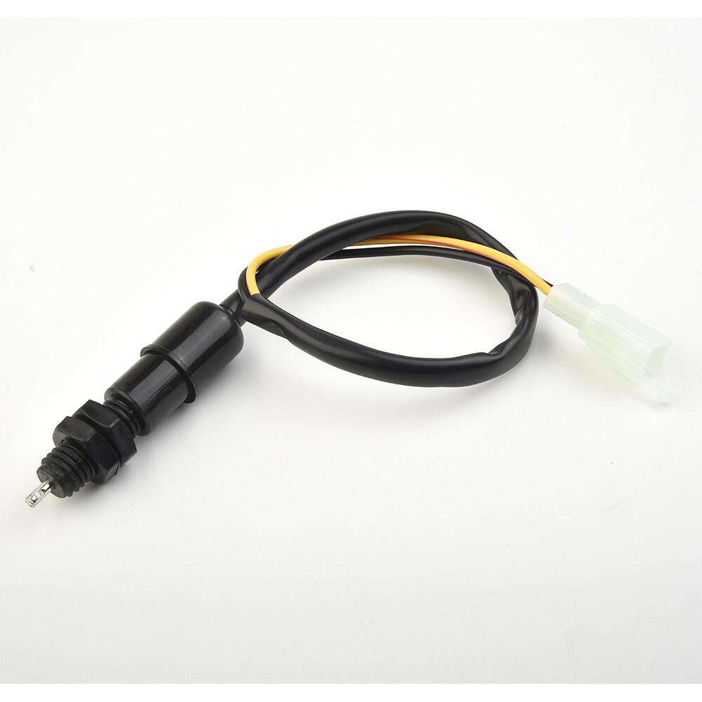 1* Rear Brake Light Switch Universal Motorcycle Bike W/ Spring Black ...