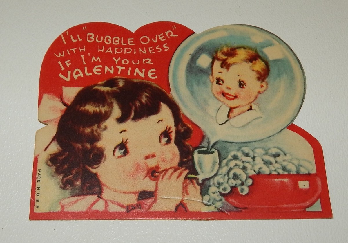 Blow Bubbles Valentine Heart
