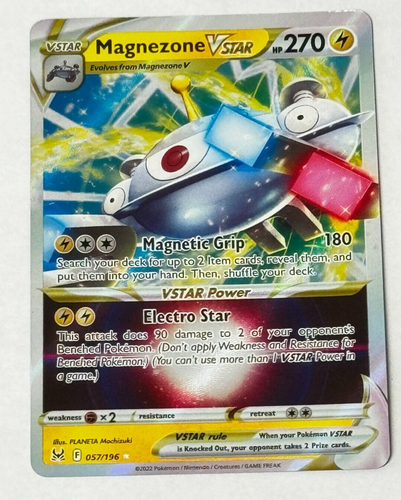 Magnezone VSTAR 057/196 Lost Origin Ultra Rare Holo Pokemon TCG Card ...