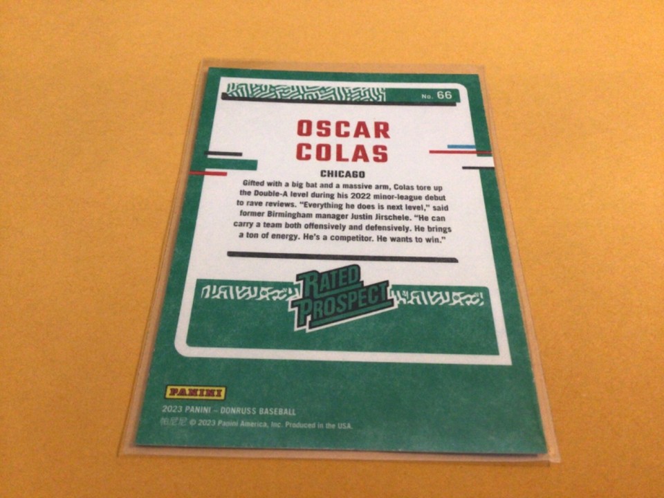 2023 Donruss Baseball Oscar Colas Independence Day #66 | eBay