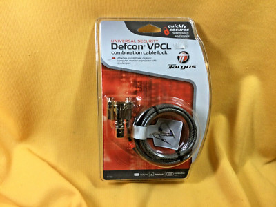 Targus Defcon VPCL Combination Cable Lock - NIB | eBay