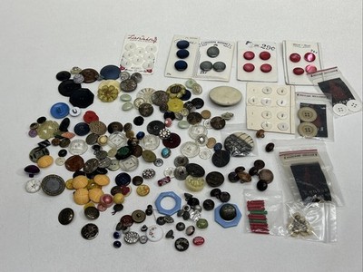 Mixed Assorted Lot of Vintage Buttons | eBay