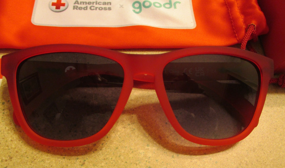 American Red Cross Goodr Polarized Sunglasses ~Limited Blood Donor ...
