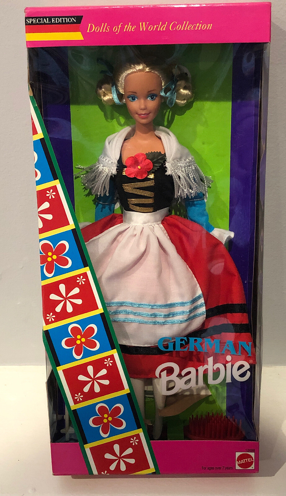 1994 German Barbie Doll Mattel Dolls of the World Special Edition MIB ...