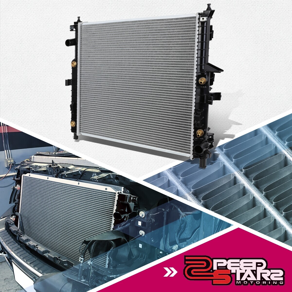 2190 FULL ALUMINUM CORE RACING RADIATOR FOR 98-05 MERCEDES ML320/ML430 ...