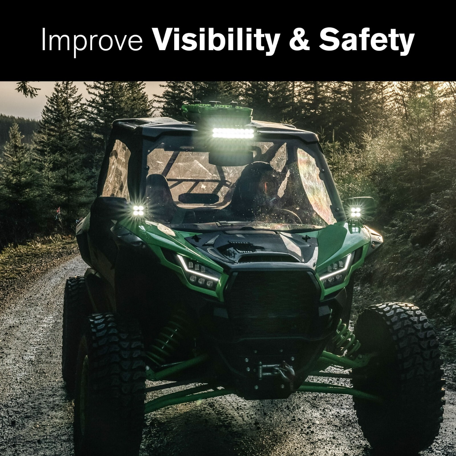 YADA Elevate off-road UTV Automotive Lighting Combo Kit - Black ...