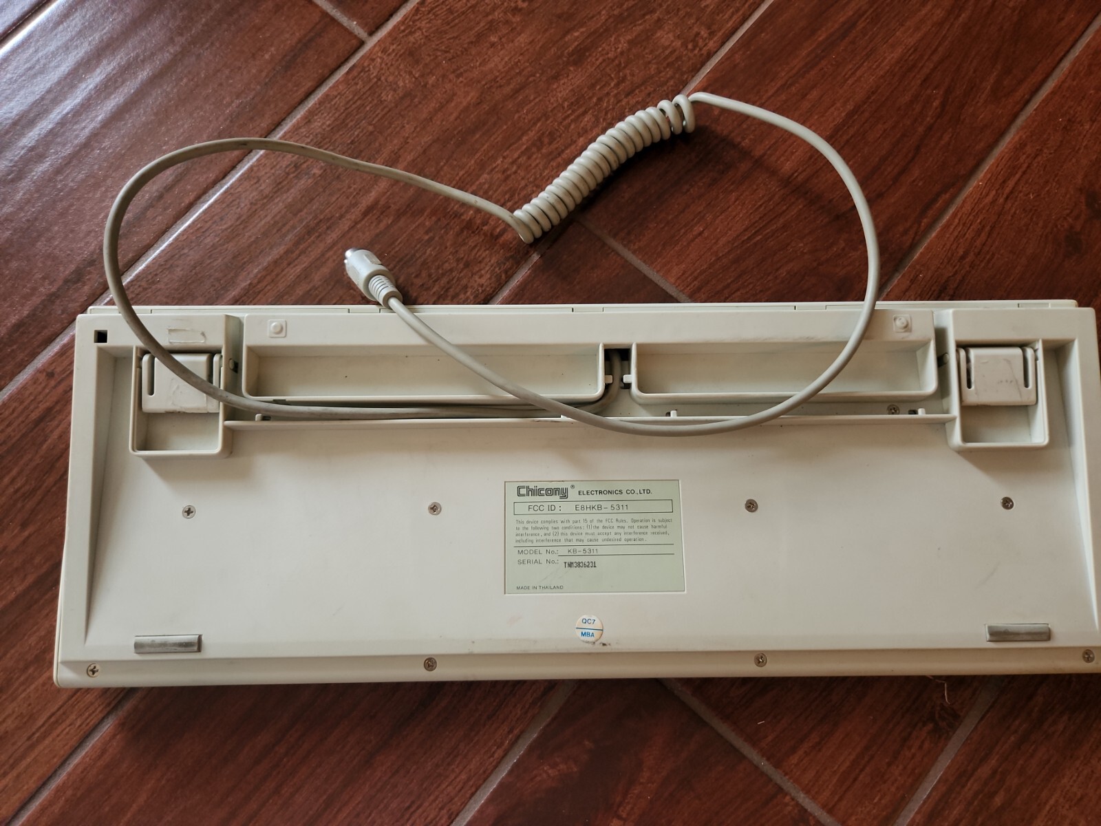 Vintage Chicony KB-5311 Mechanical AT Keyboard 5 pin plug PC Rare | eBay