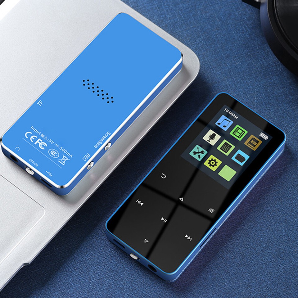 1.8 Inch TFT MP3 Player Touch Screen MP3 Music Player for Student (Blue ...