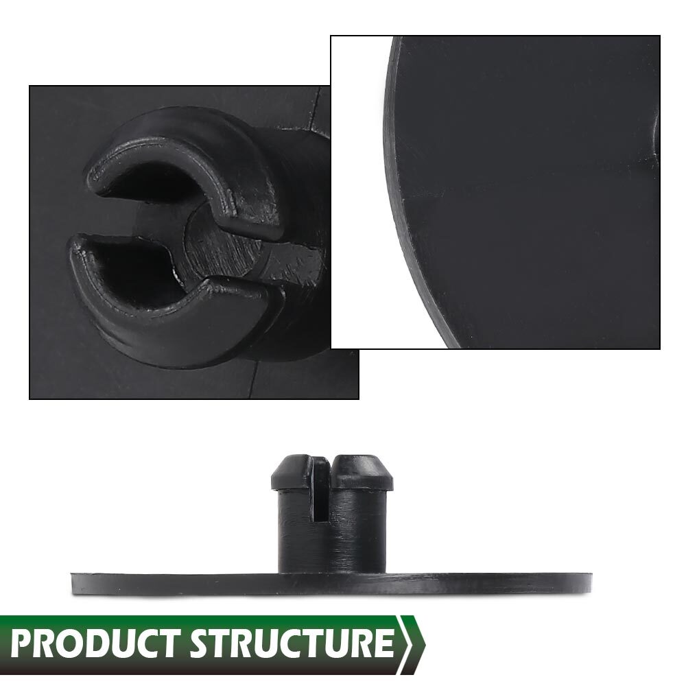 12pcs 2" Leaf Spring End Tip Pad Anti Squeak Insert Cushion Plastic ...