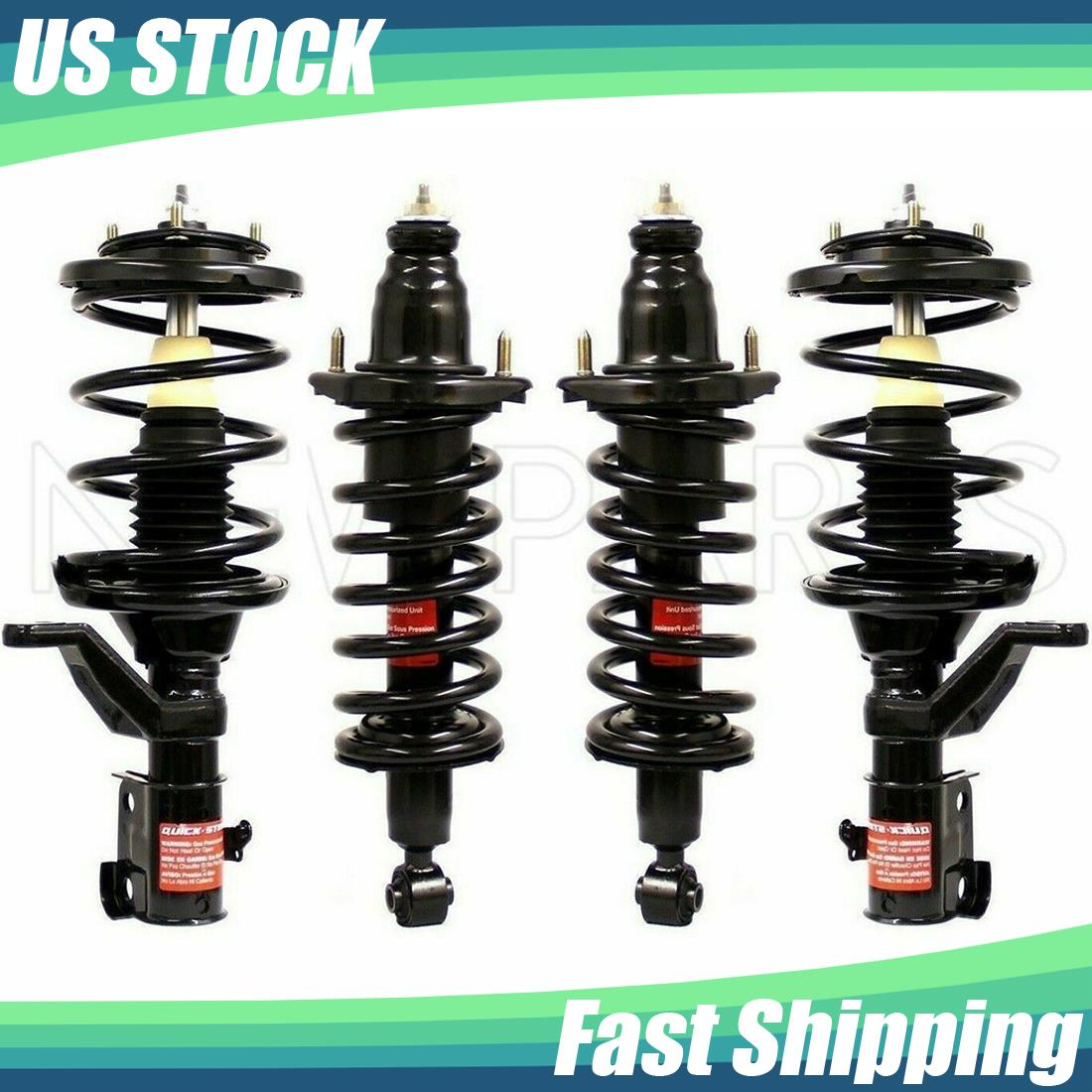 Complete Front & Rear Strut Kit w/ Coils Monroe for Honda Civic 2003 ...