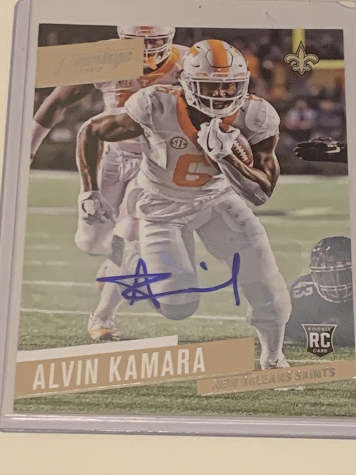 2017 Prestige Rookie Autographs #251 Alvin Kamara RC AUTO SAINTS | eBay