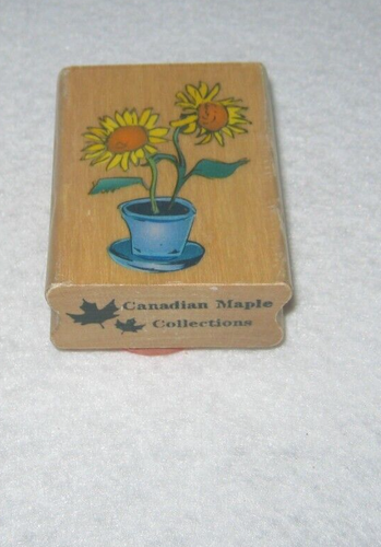 Canadian Maple Collection - Rubber Stamp - Sunflowers -# STP X4004 ...