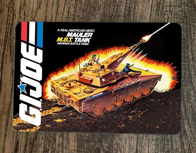 MBT Mauler Manned Battle Tank 8x12 Metal Wall Sign GI Joe Poster | eBay
