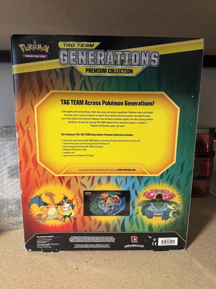 Pokémon Tag Team Generations Premium Collection Box 290-80420 - Sealed ...