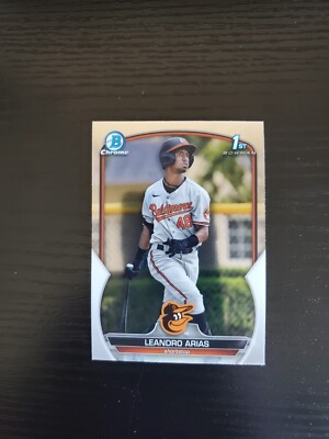 Leandro Arias - 2023 Bowman Chrome Prospect 1st Bowman BCP-84 | eBay