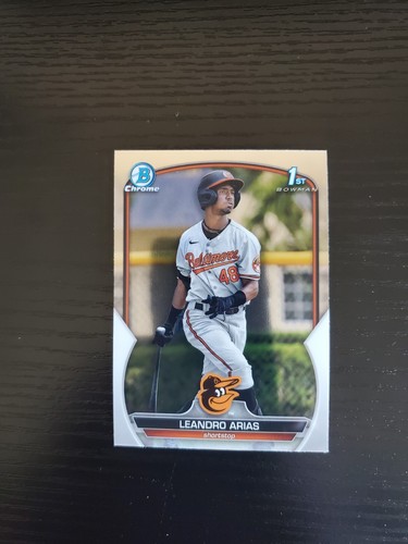 Leandro Arias - 2023 Bowman Chrome Prospect 1st Bowman BCP-84 | eBay
