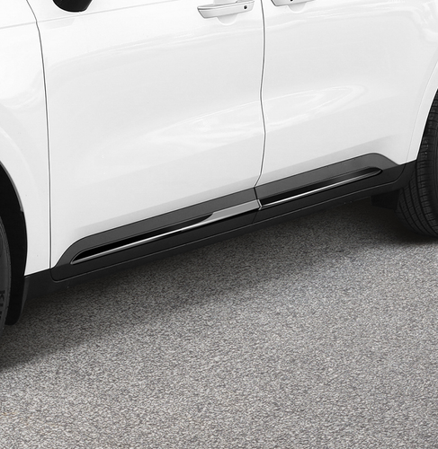 For Kia Carnival 2022-2023 Gloss Black Side Door Body Guard Molding ...