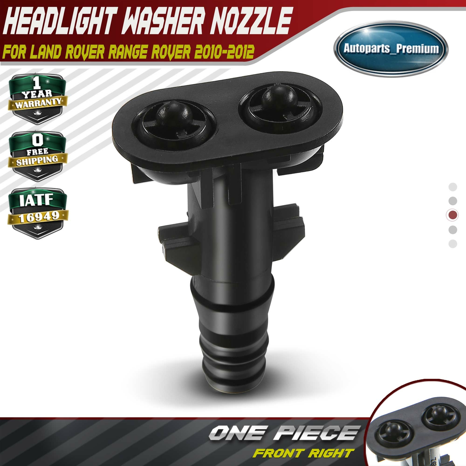 Headlight Washer Sprayer Jet for Land Rover Range Rover 10-12 Front RH ...