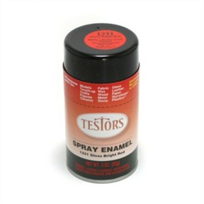 Testors - Spray Enamel Gloss Bright Red | eBay