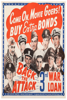 Back the Attack - War Bonds - Reagan - Gable - WW2 Poster | eBay