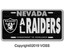 Las Vegas Nevada RAIDERS NFL Football Team Aluminum Vanity License ...