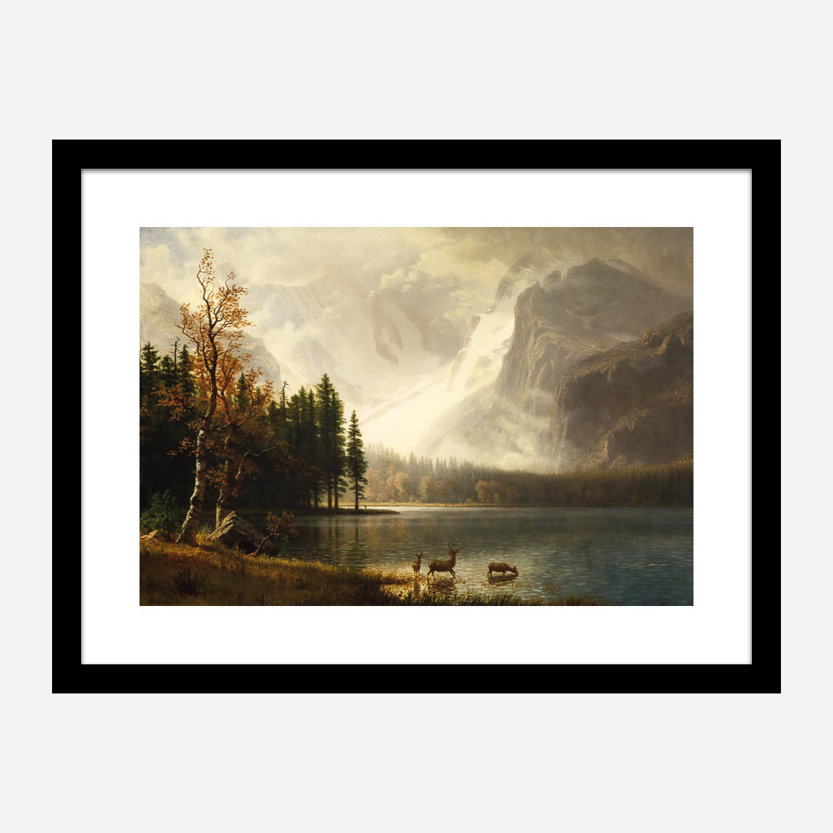 Estes Park, Colorado, Whyte's Lake by Albert Bierstadt Giclee Print ...