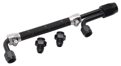 Edelbrock Dual Quad Fuel Line Kit Clear/Black | eBay