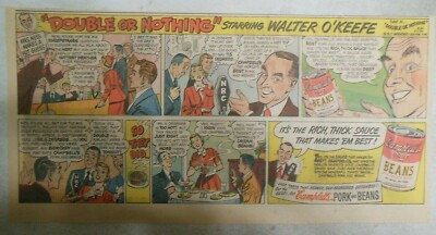 Campbell's Soup Ad: Walter O'Keefe Pork and Beans ! from 1950's 7.5 x ...