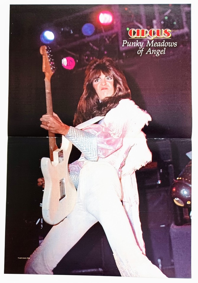 ANGEL PUNK MEADOWS~1978 Centerfold Poster~Vintage Circus Rock Magazine ...