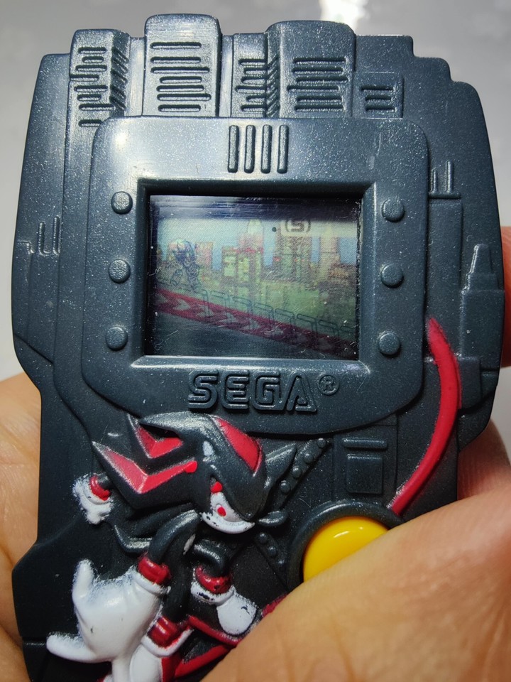 2003 Mcdonalds SEGA Shadow the Hedgehog Sonic Handheld Game Retro Mini ...