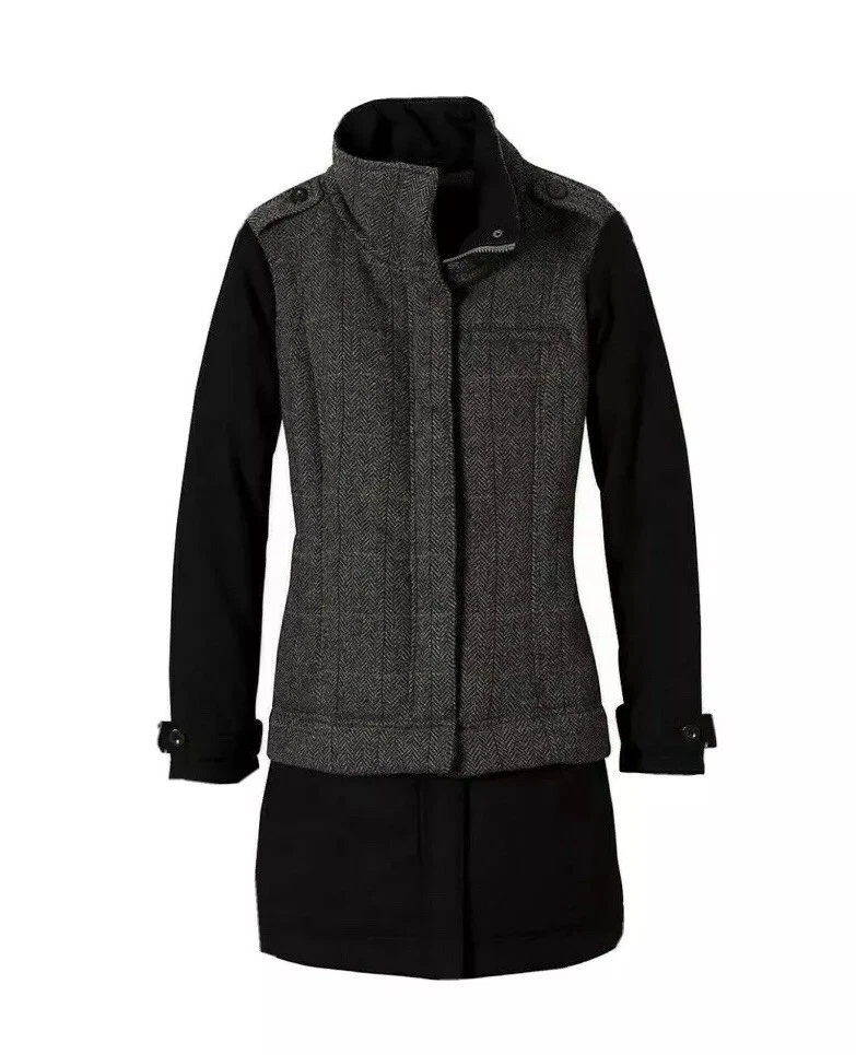 CONVERTIBLE HERRINGBONE JACKET-