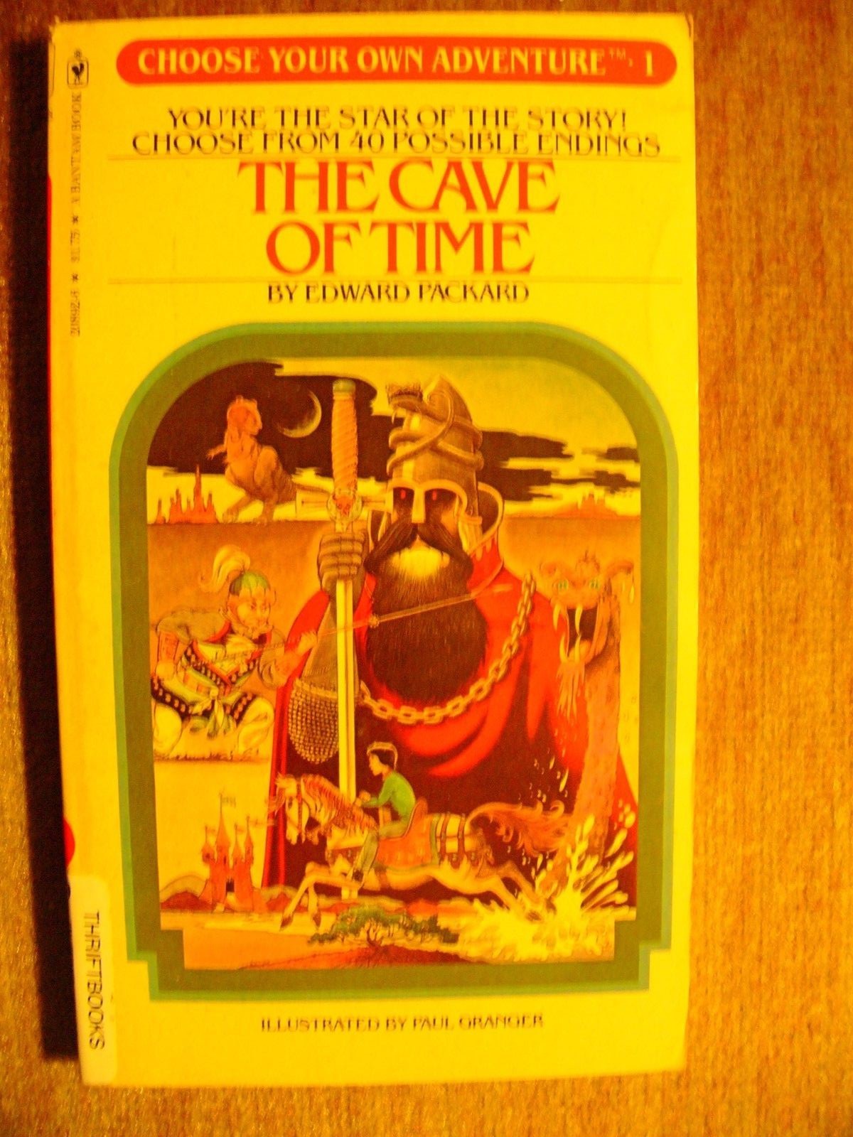 Choose Your Own Adventure: The Cave of Time # 1 by Edward Packard (1981 ...