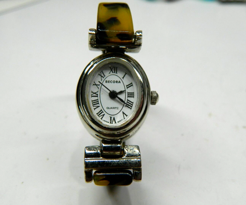 BECORA Acrylic &Silver tone Lady's watch/wristwatch | eBay