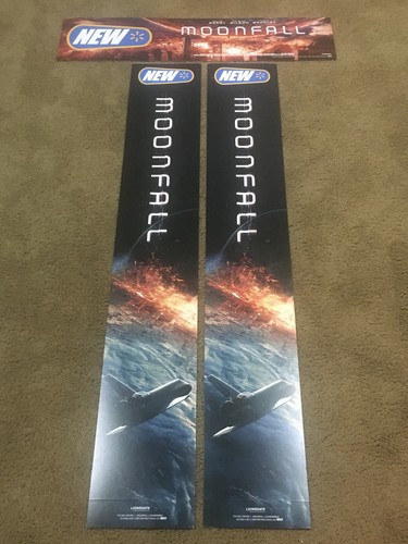 MOONFALL Halle Berry Movie Store Display Lot Sign Poster Promo 50x8 32x7" !! | eBay