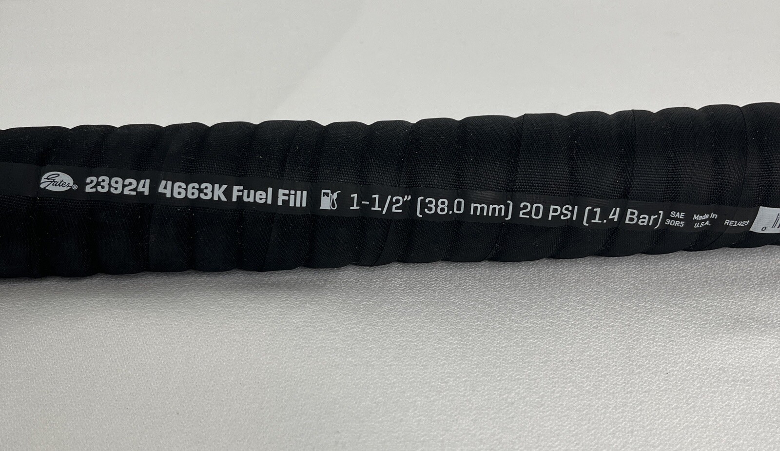 Gates 23924 Fuel Fill Hose 1 1/2” 20 PSI | eBay