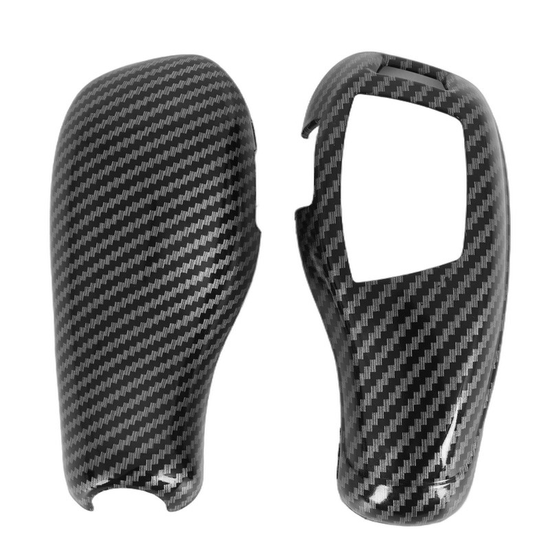 Carbon Fiber ABS Gear Shift Knob Cover Trim For BMW F30 F20 F10 F15 F25 ...