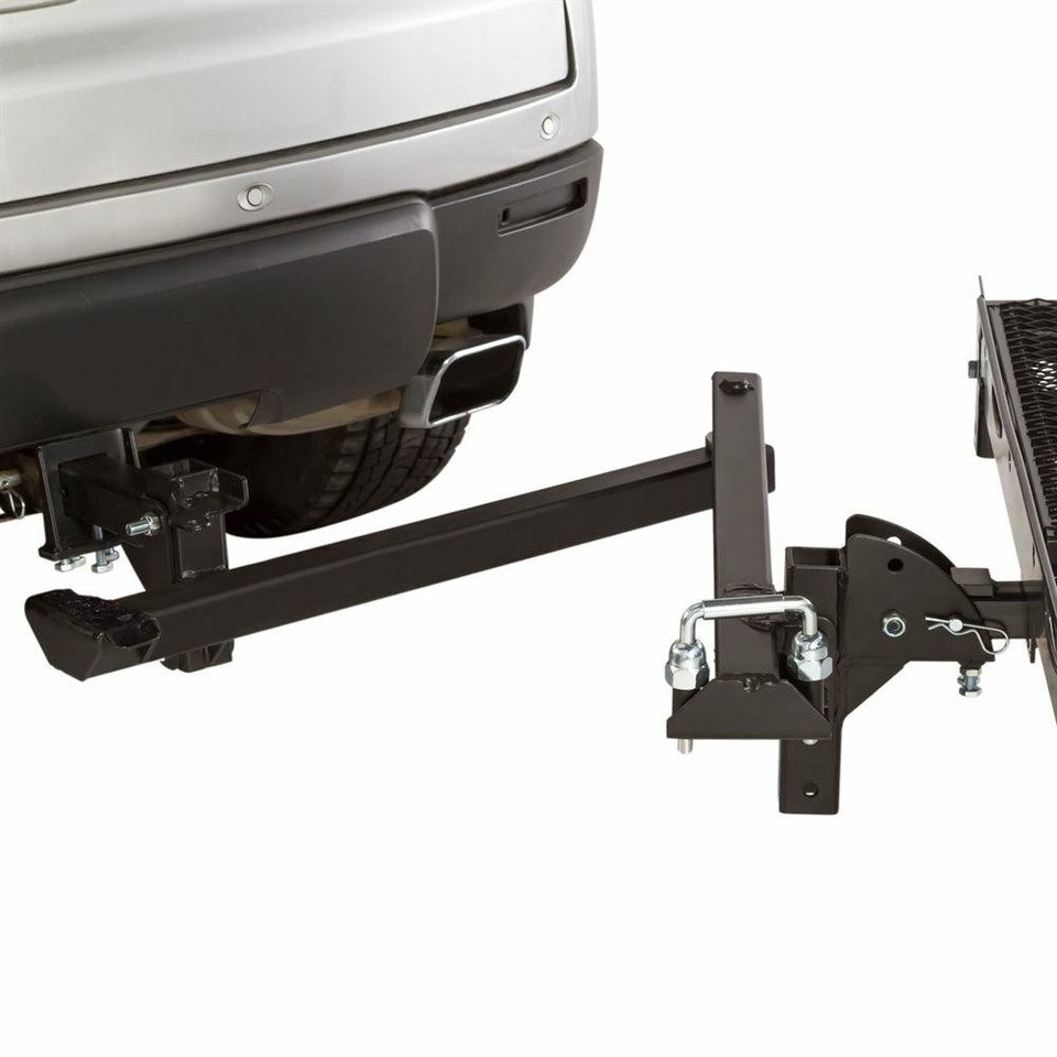 Silver Spring Hitch Mobility Carrier 500 lb Travel +Powerchair Cover ...