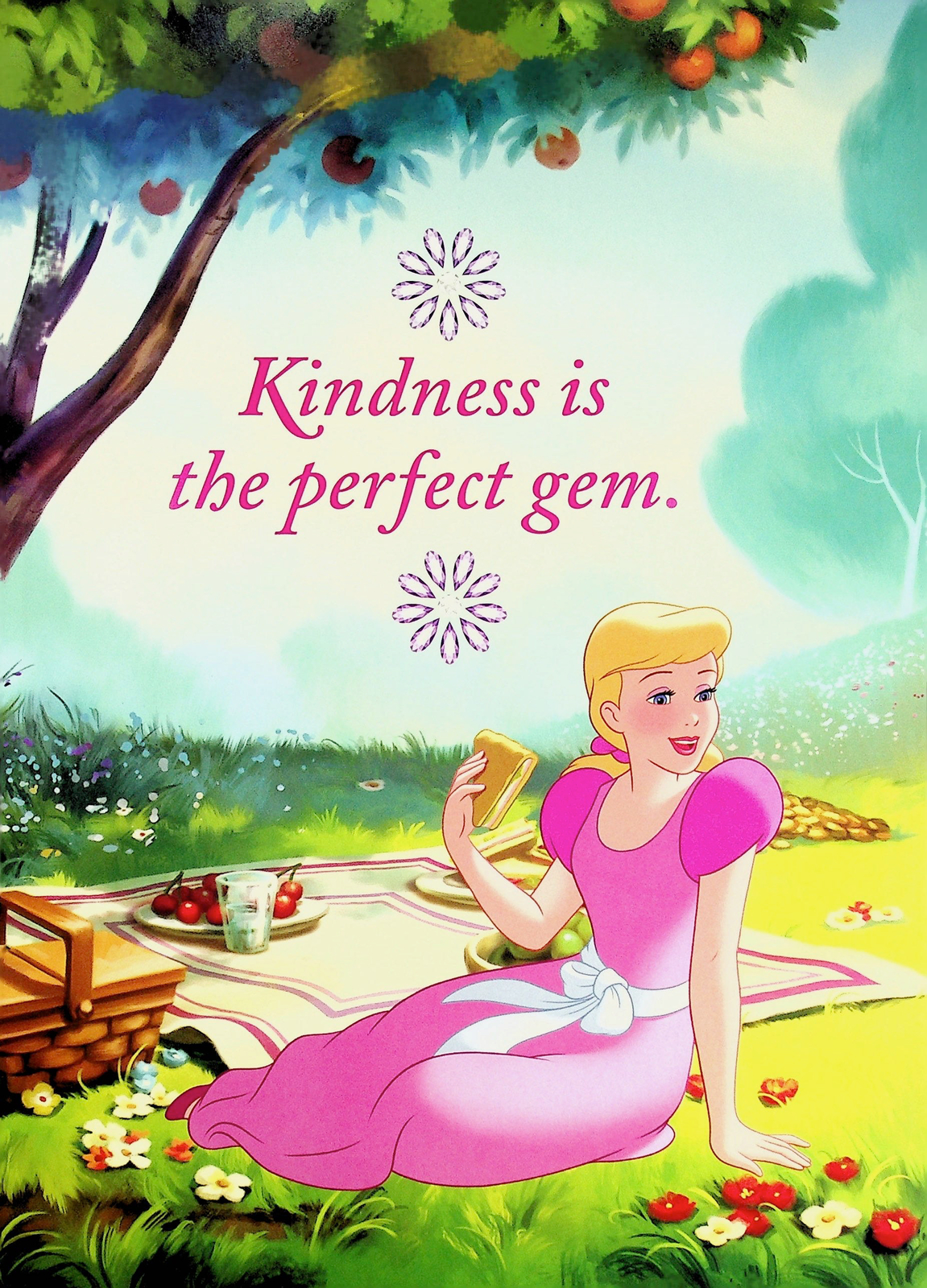 Kindness is the Perfect Jem - Disney Princess Mini Poster 7.5x11 ...